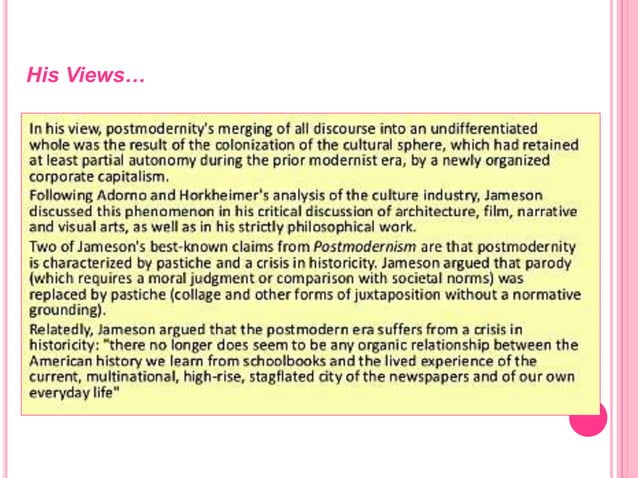 Jean baudrillard profile | PPTX