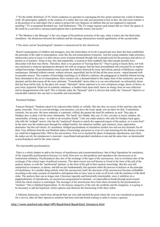 Jean Baudrillard Simulacra And Simulations | DOC