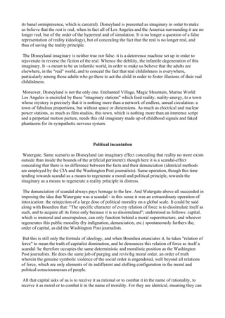 Jean Baudrillard Simulacra And Simulations | DOC
