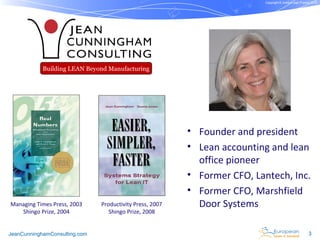 A story of lean IT transformation by Jean Cunningham - European Lean IT ...
