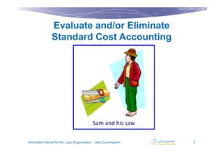 "Information needs for the lean organization" by Jean Cunningham | PDF