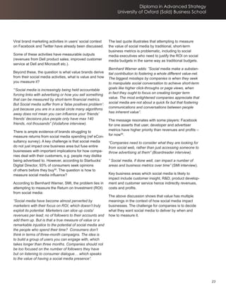 Jeanette Carlsson Oxford Paperon Social Media Final12 July2010 | PDF