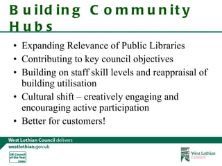 Public Libraries as Community Hubs | PPS