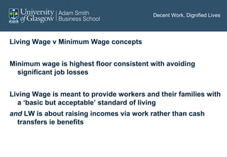 Living Wage: how it is calculated, what difference it makes | PPT