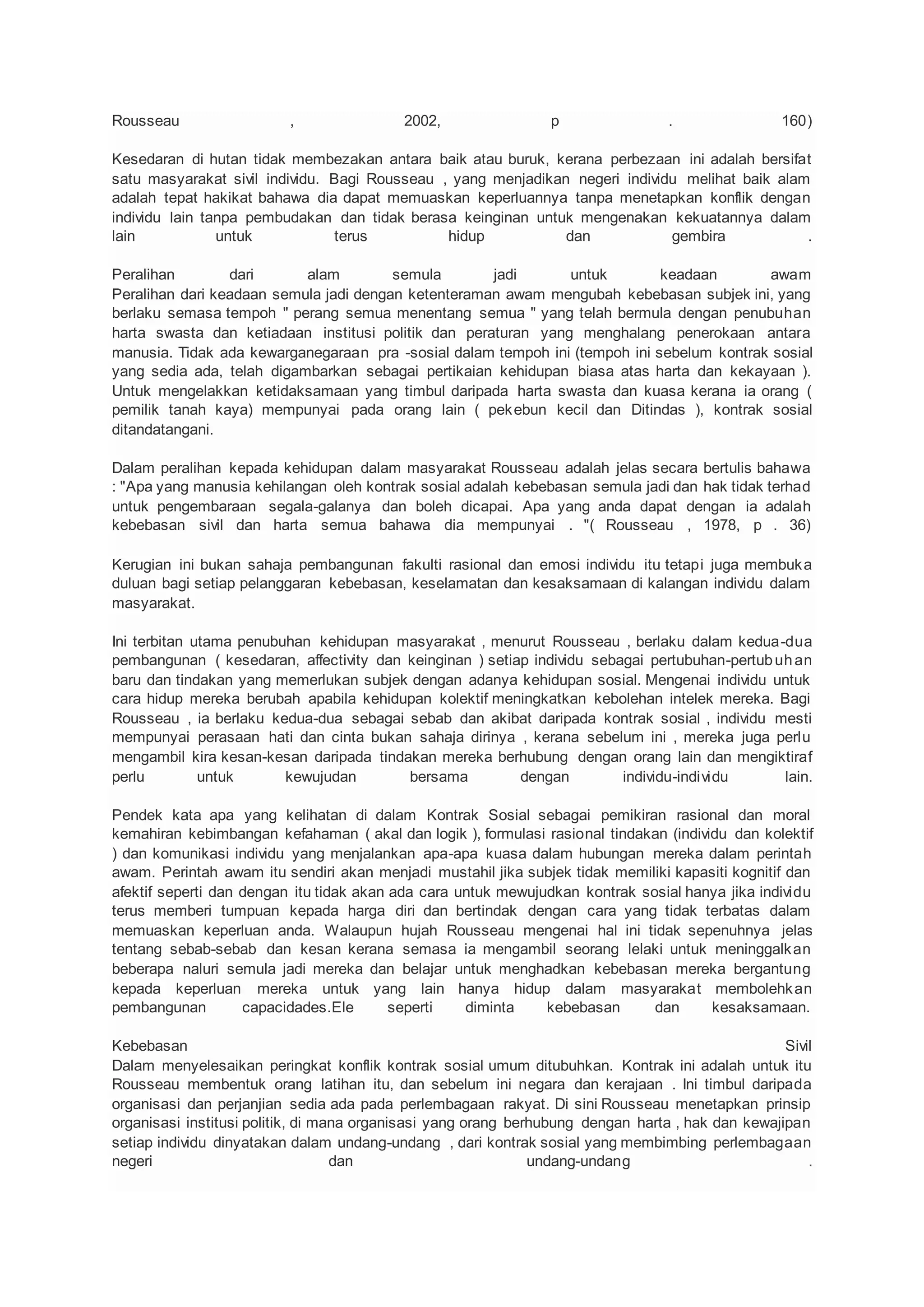 Jean jacques rousseau | DOCX