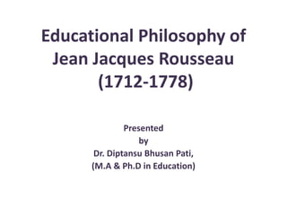 Jean jacques rousseau (1712 1778) | PPTX