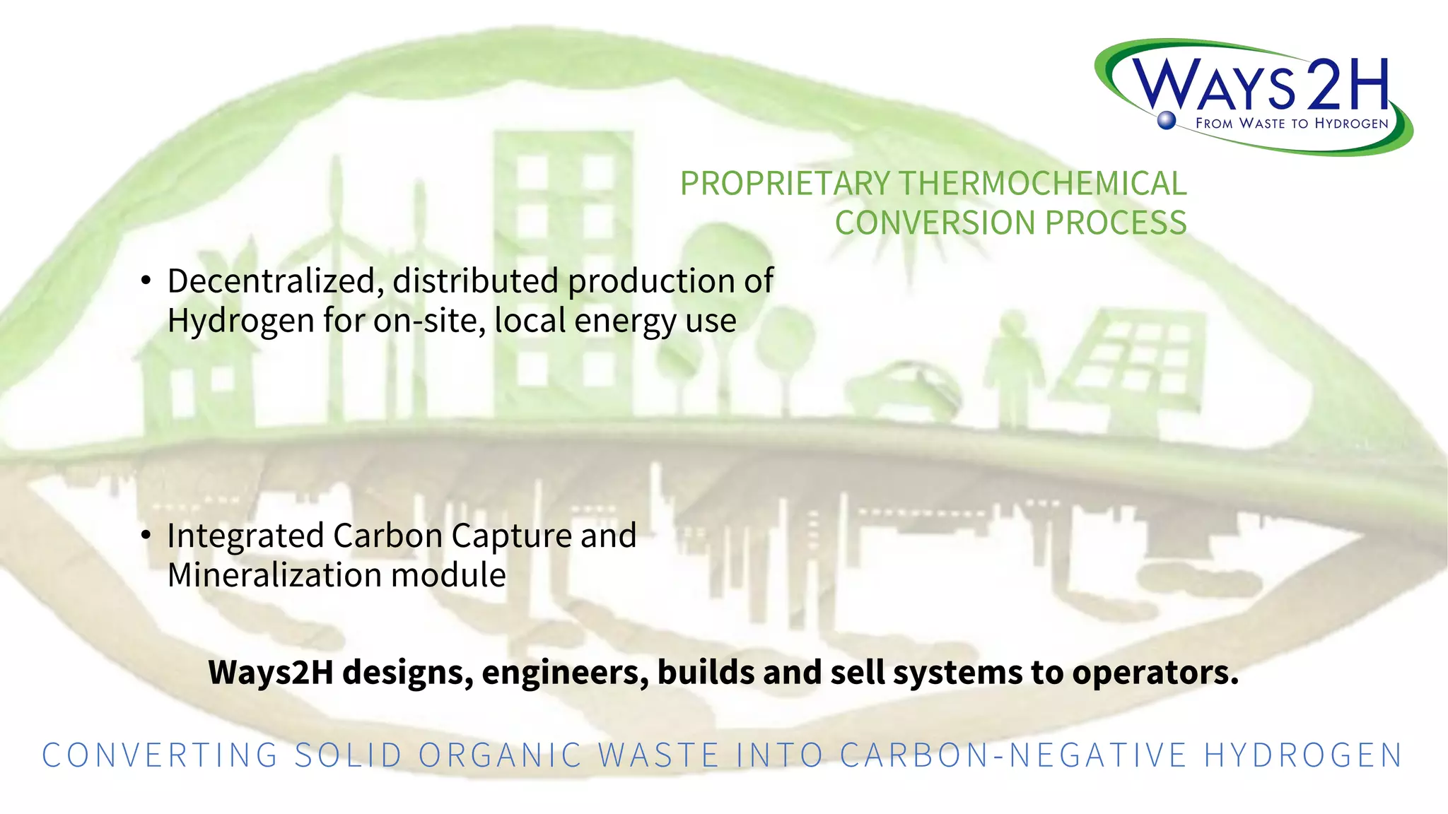 MAKING PLASTICS FULLY SUSTAINABLE, THE DECARBONIZED PLASTICS-TO ...