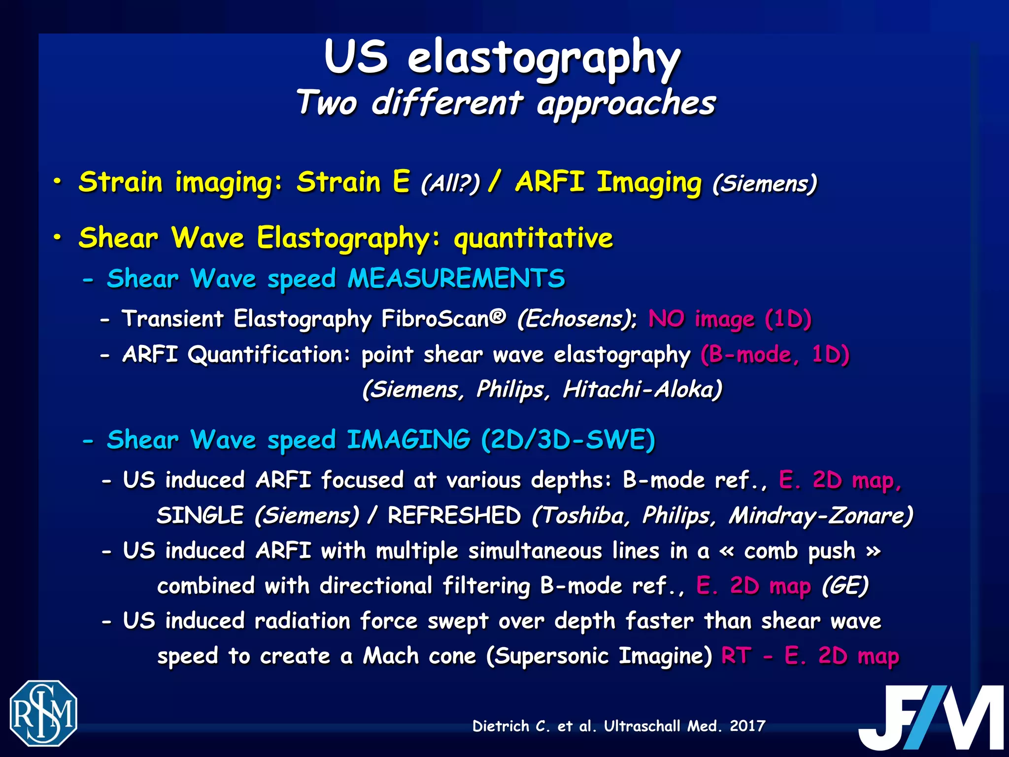 Jean Michel Correas, place and role of shear wave elastography for ...