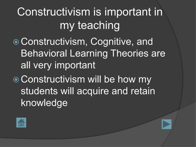 Jeanna strickland constructivism | PPTX | Education