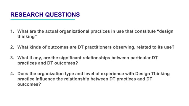 Evaluating the Impact of Design Thinking in Action III | PPT