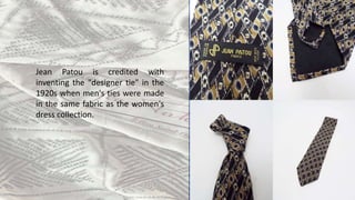 Jean patou - French fashion designer and founder of the Jean Patou ...