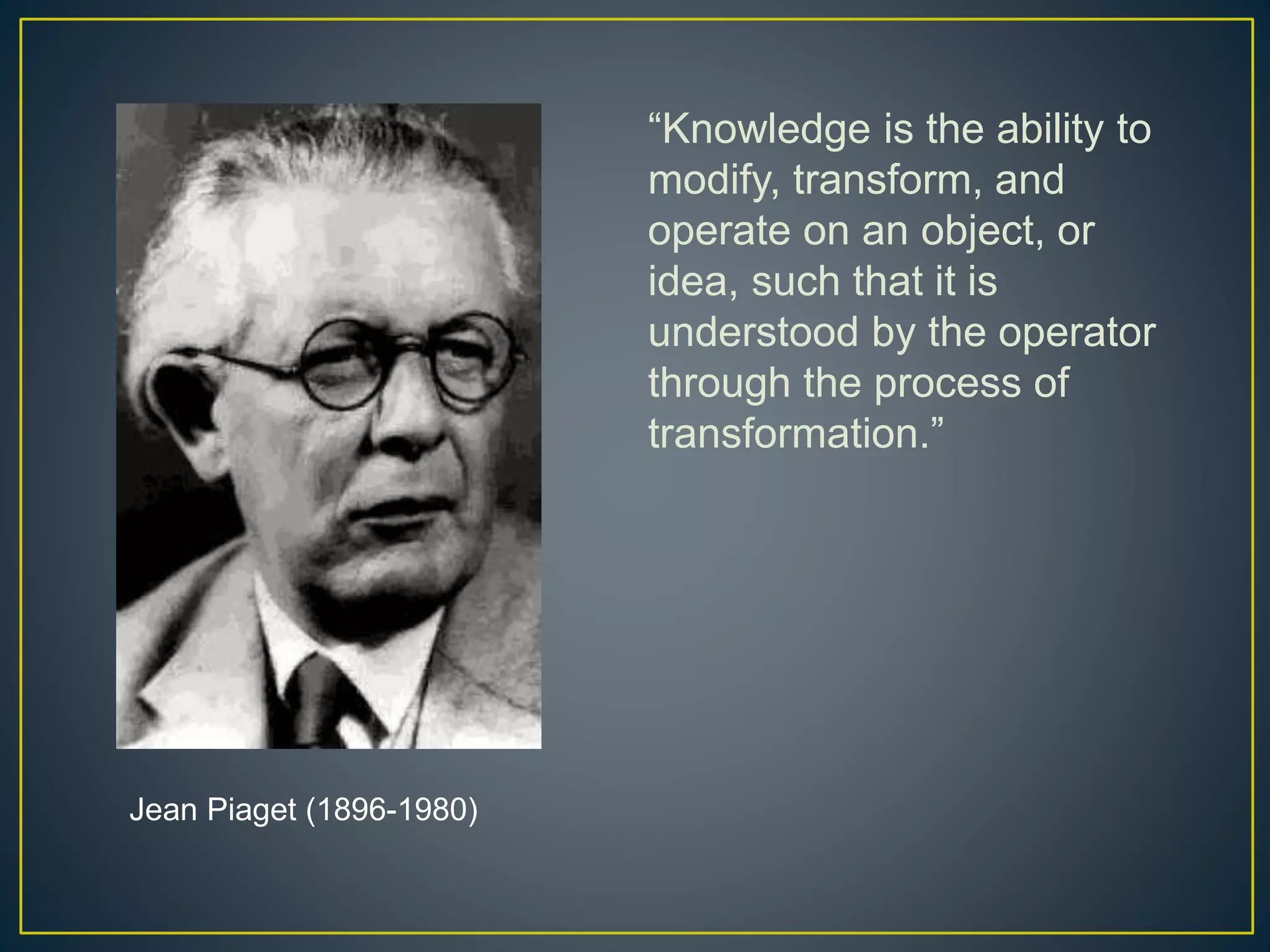 Jean piaget | PPTX