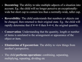 Piaget;s Theory of Cognitive Development | PDF