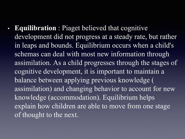 Jean Piaget: Theory of Cognitive Development | PPTX