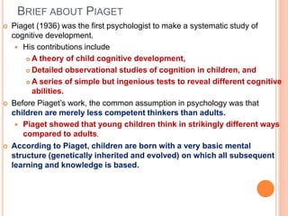Jean Piaget Theory of Cognitive/Moral Development | PPT