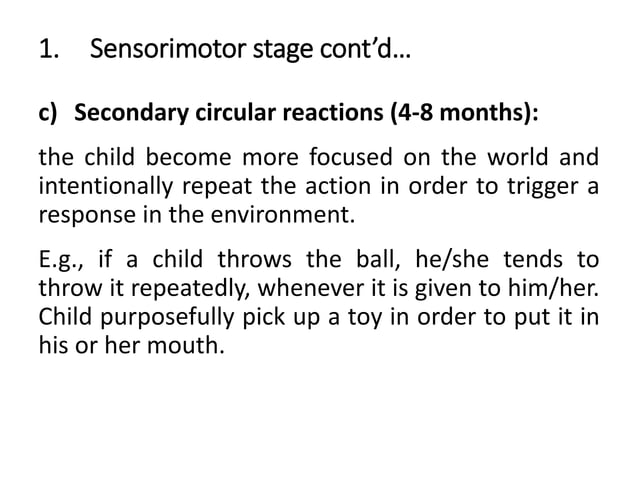 PIAGET COGNITIVE DEVELOPMENT THEORY BY MASTERS IN PSYCHIATRIC NURSING ...