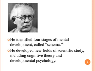 Jean piaget 3 a. standard 2 | PPTX