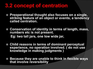 Jean piaget cognitive development stages by dr ali | PPTX
