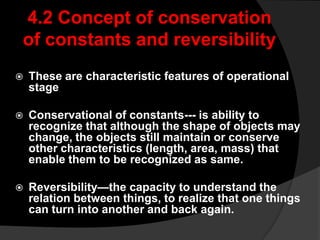 Jean piaget cognitive development stages by dr ali | PPTX