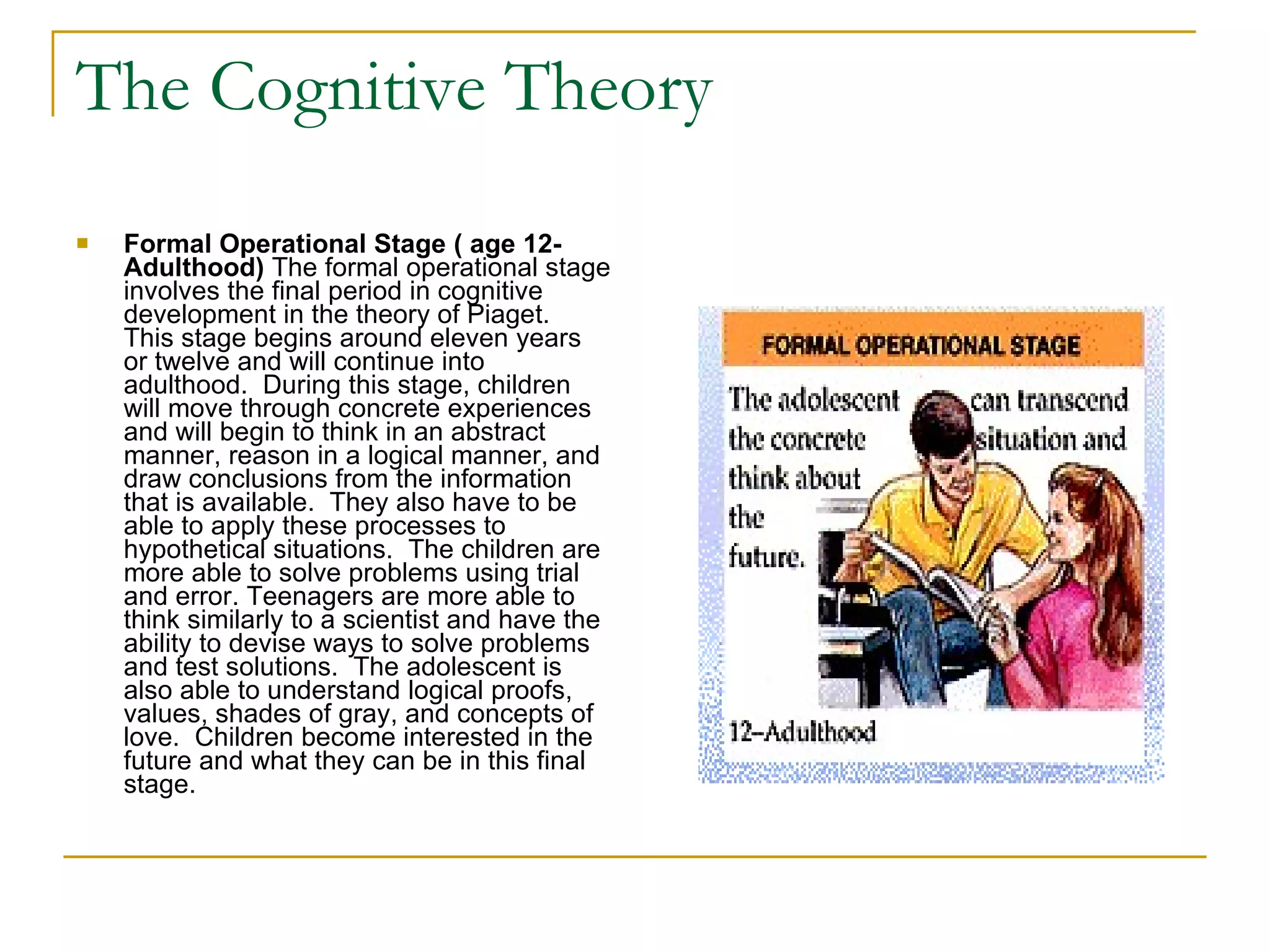 Jeanpiagetscognitivetheory | PPT