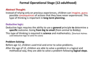 Jean Piaget cognitive theory | PPTX