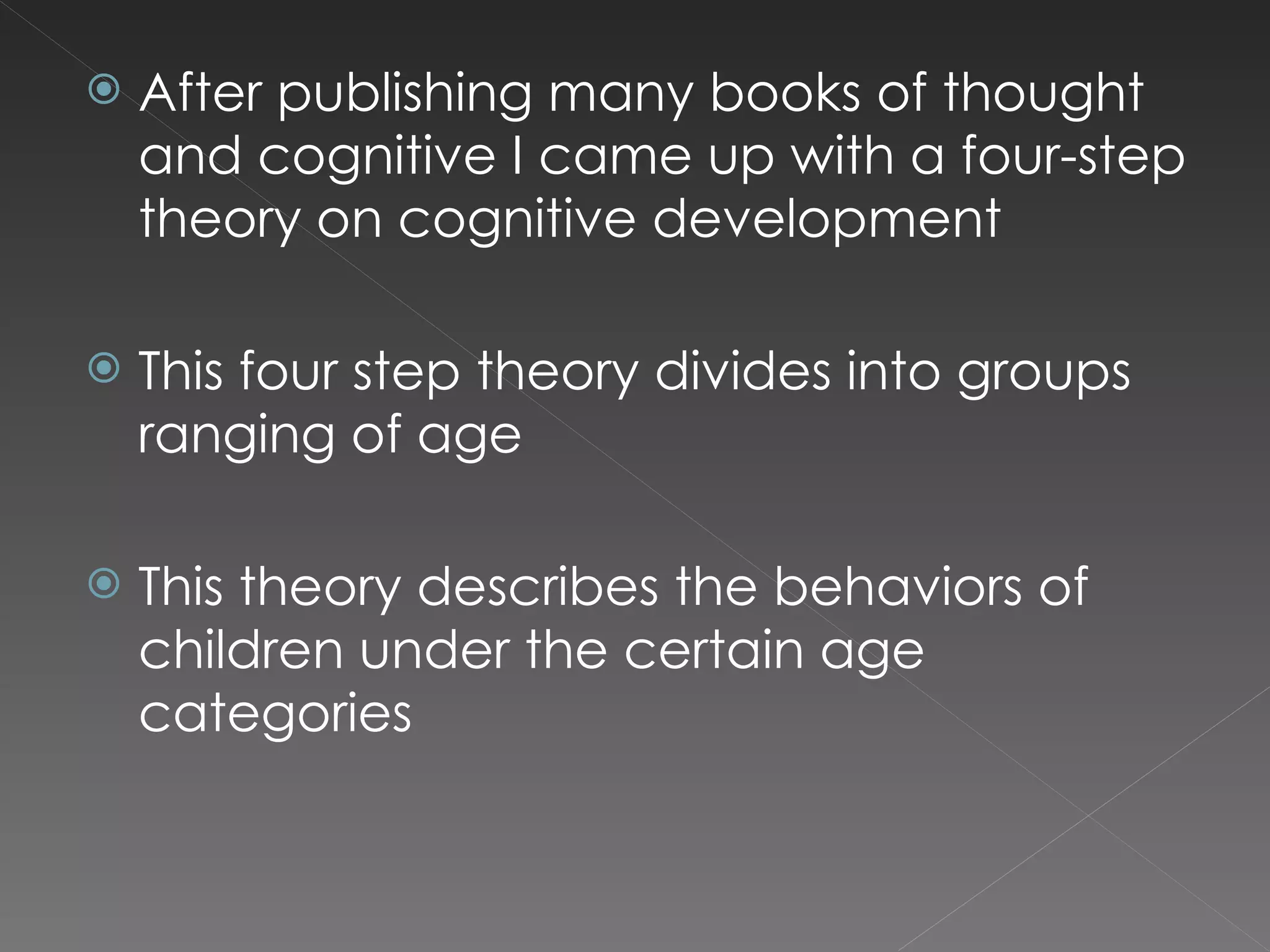 Jean Piaget Presentation | PPT