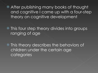 Jean Piaget Presentation | PPT