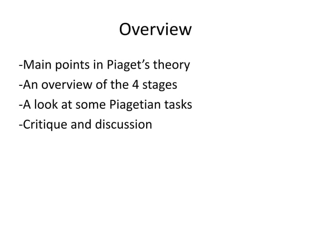 Jean piaget prez | PPTX