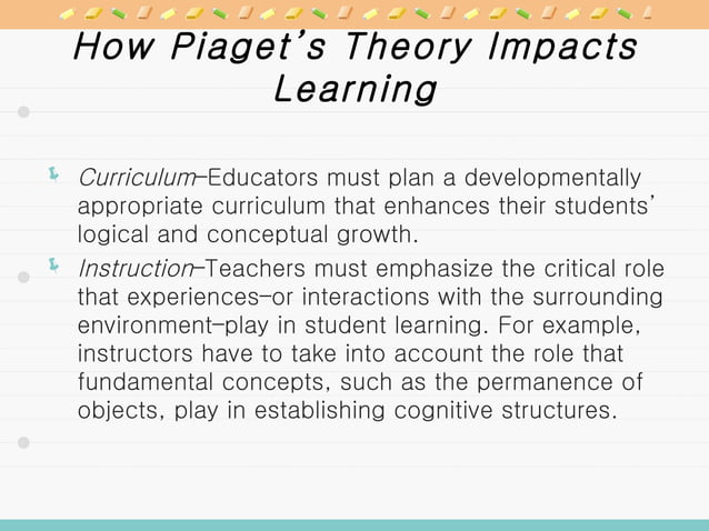 Jean Piaget’S Theories Of Development | PPT | Science