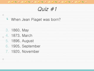 Jean Piaget’S Theories Of Development | PPT | Science