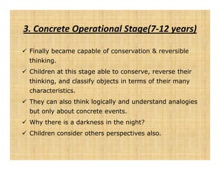 Jean piaget's theory | PDF