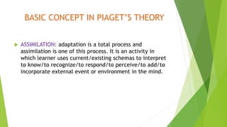Jean william fritz piaget's theory .pptx | Science