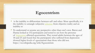 Jean piaget theory of cognitive development | PPTX