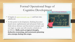 Jean piaget theory of cognitive development | PPTX