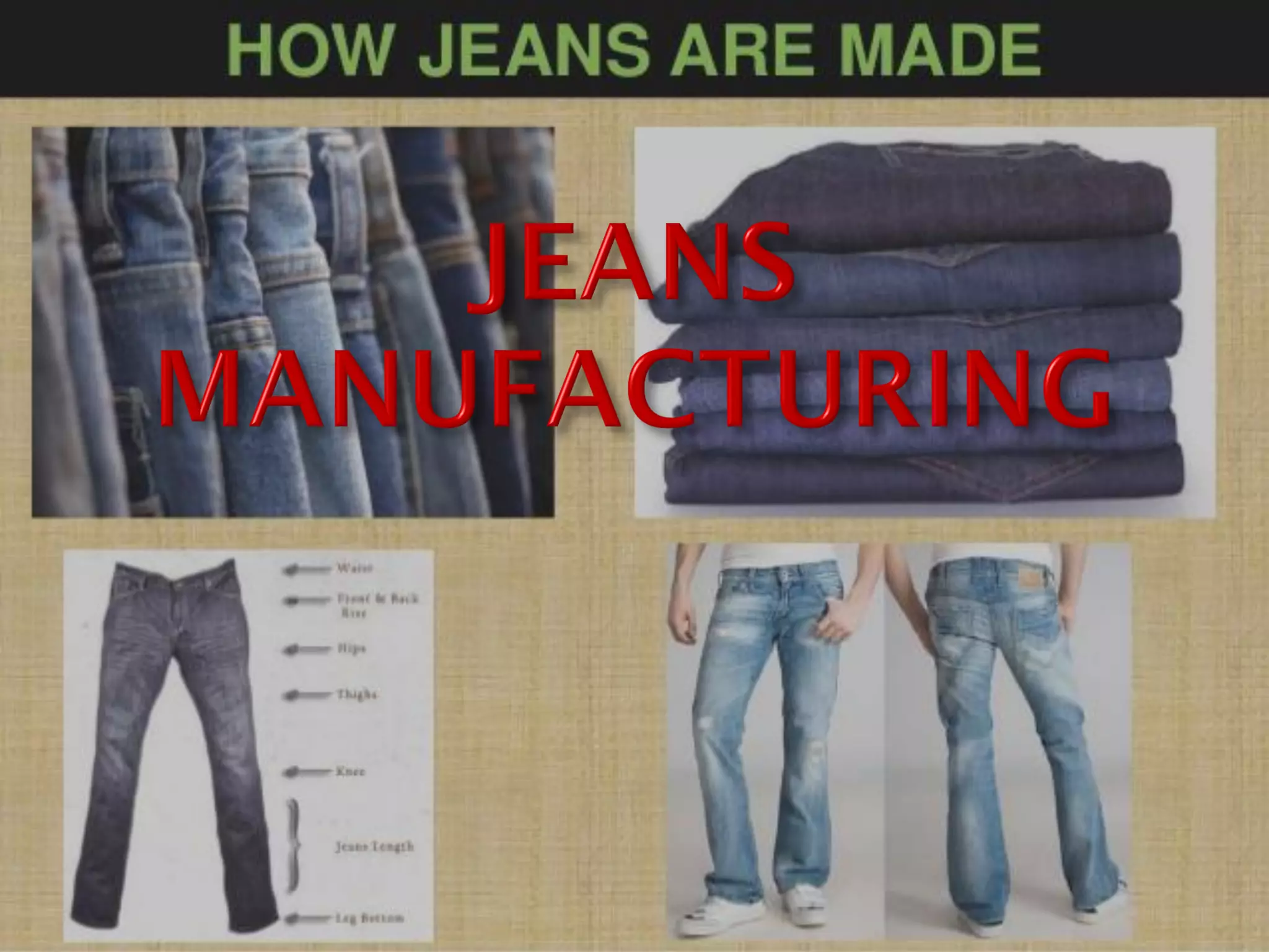 Jeans Manufacturing Process | PDF