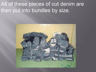 Jeans Manufacturing Process | PDF