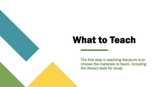 Preparation of instructional Materials for Teaching Literature.pptx