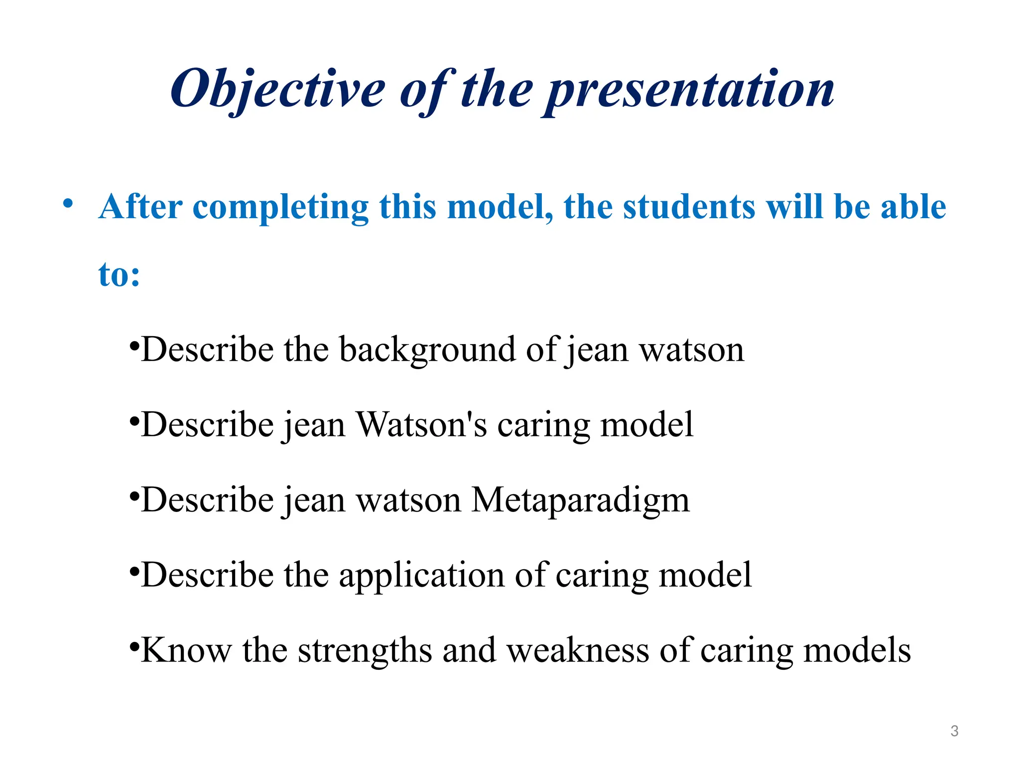 jean watson - caring model - Copyied.pptx | Family and Relationships