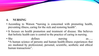 Jean watson theory of human care | PPTX