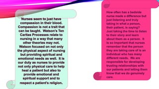 Jean watson theory of human care | PPTX