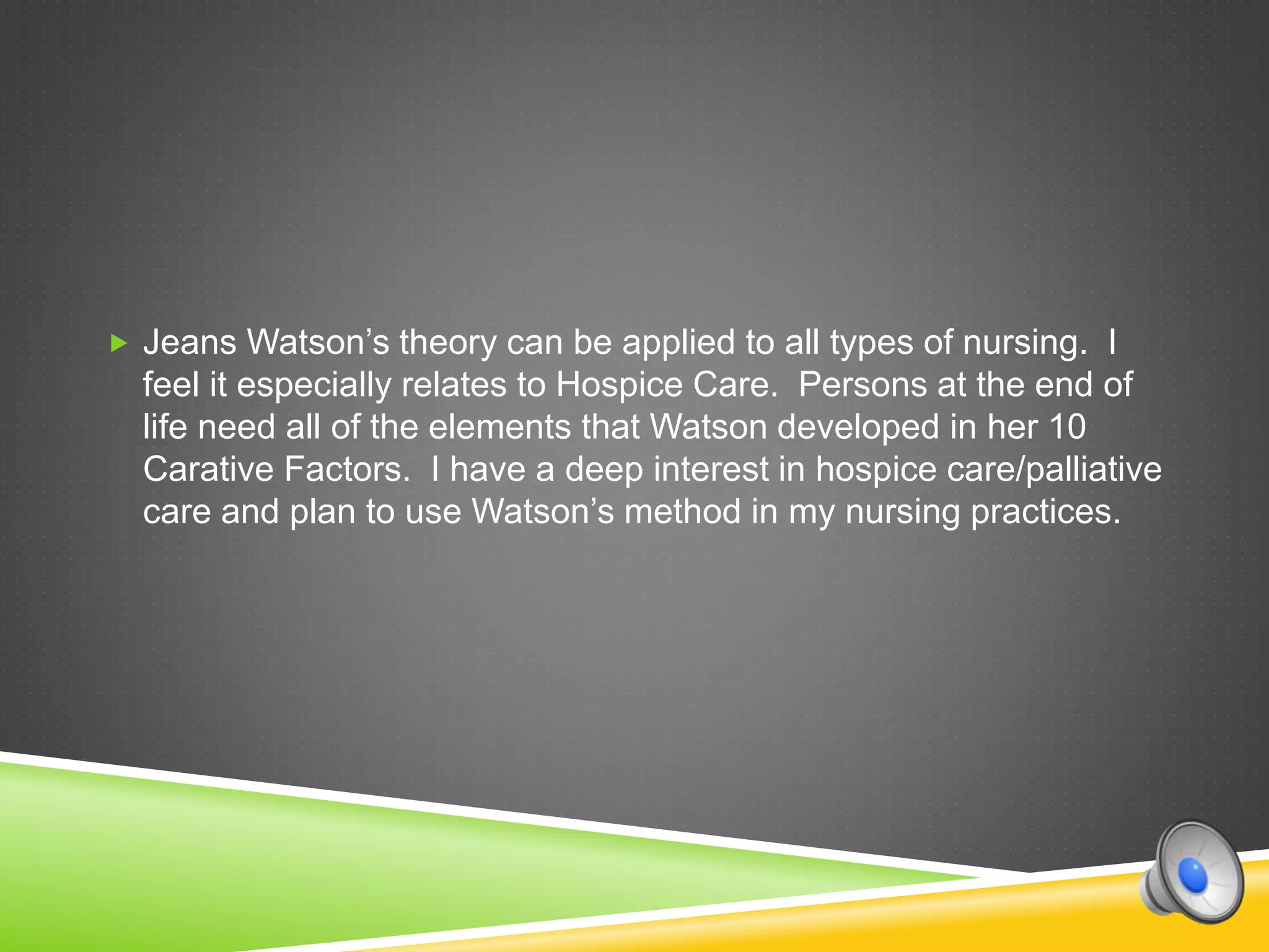 Jean watson ppt. | PPTX