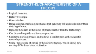 Jean watson's theory of human caring | PPTX