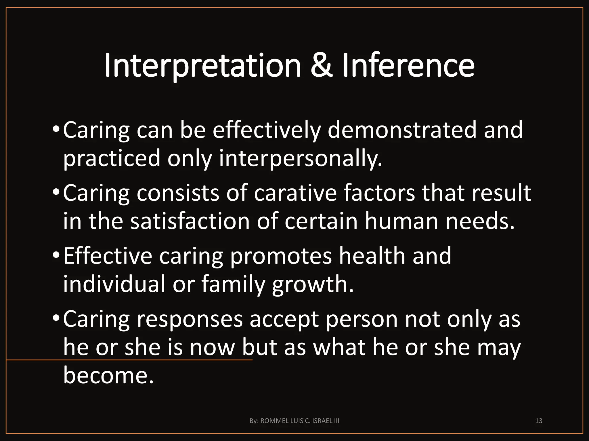 JEAN WATSON THEORY OF HUMAN CARING | PPTX