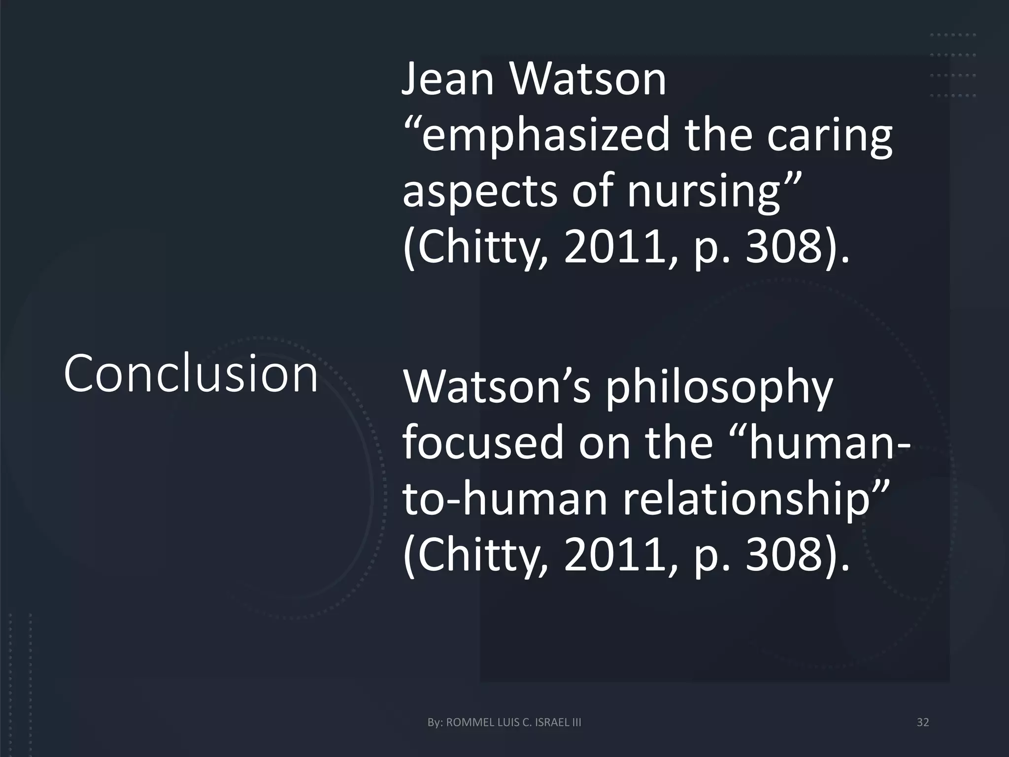 JEAN WATSON THEORY OF HUMAN CARING | PPTX