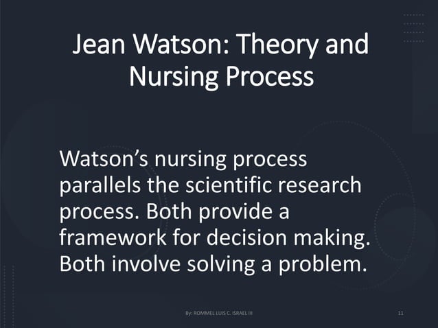 JEAN WATSON THEORY OF HUMAN CARING | PPTX