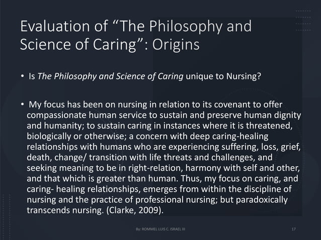 JEAN WATSON THEORY OF HUMAN CARING | PPTX