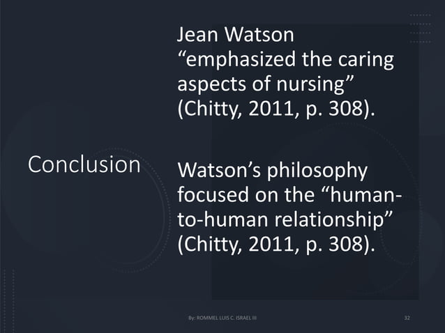 JEAN WATSON THEORY OF HUMAN CARING | PPTX
