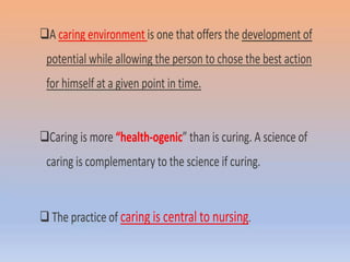 jean watson "Theory of Caring "presentation1.pptx