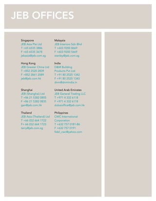Jeb Brochure2010 | PDF
