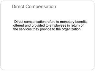 Job evaluation & compensation - human resource management | PPTX